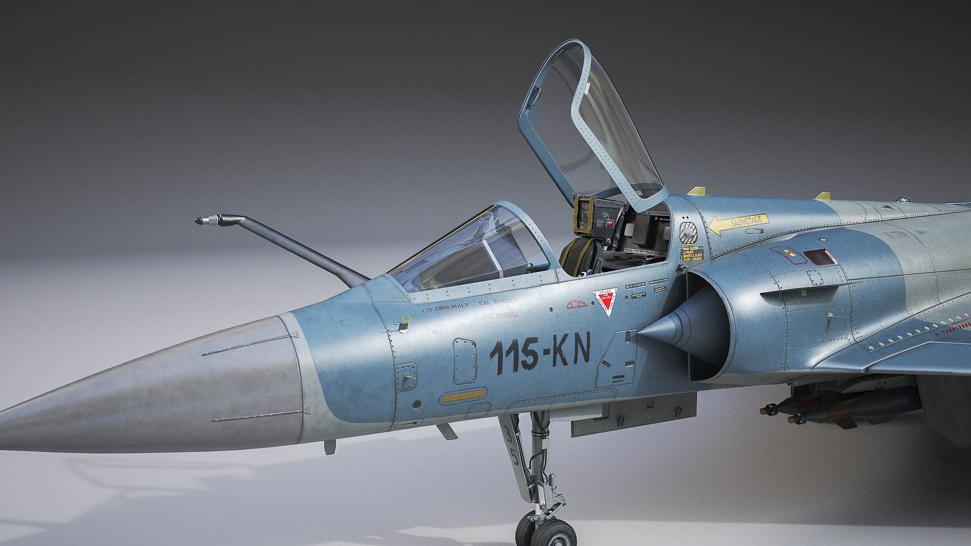 3D Mirage 2000 Dassault Model - TurboSquid 1516394
