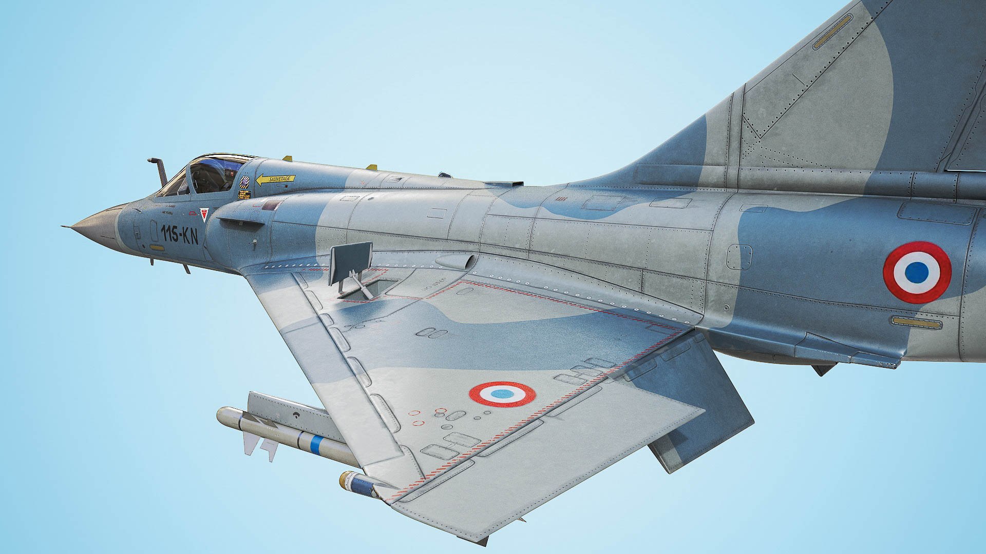 3D Mirage 2000 Dassault Model - TurboSquid 1516394