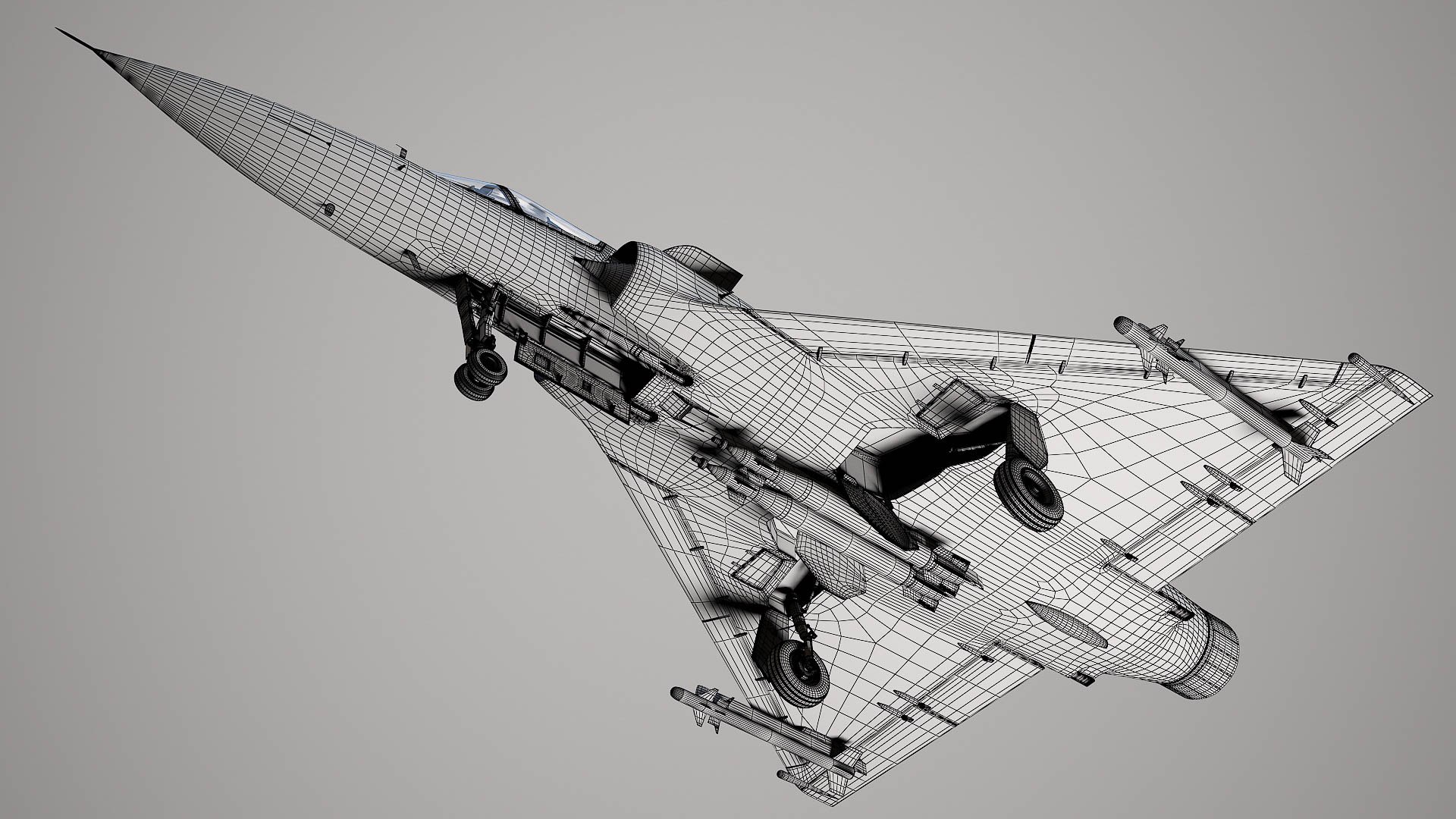 3D Mirage 2000 Dassault Model - TurboSquid 1516394