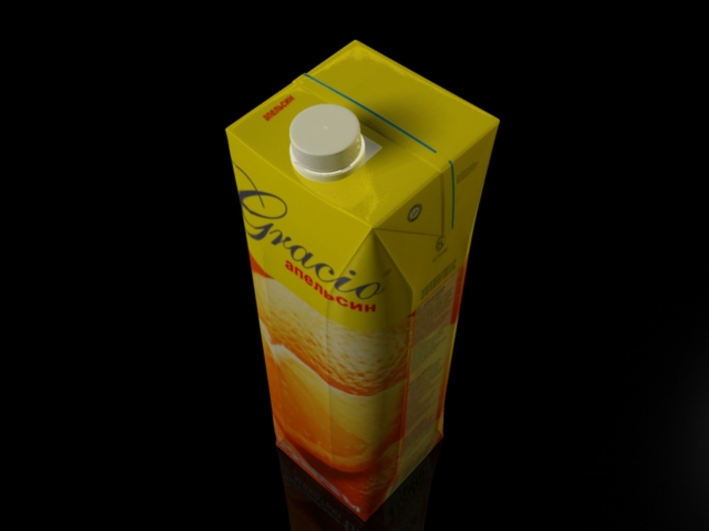 3d Pack Juice Model