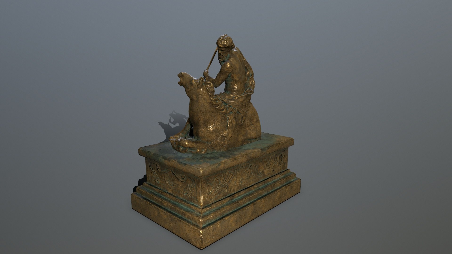 Neptune Statue 3D Model - TurboSquid 1394967