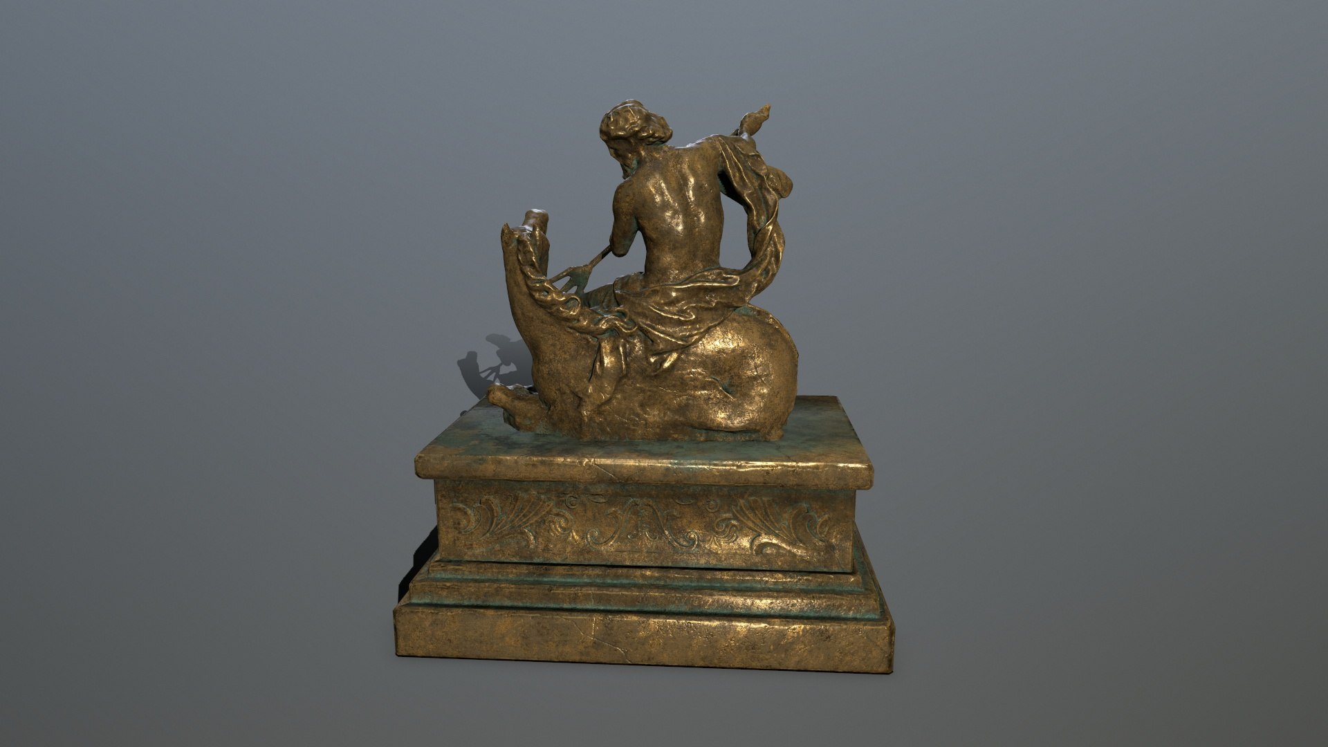 Neptune Statue 3D Model - TurboSquid 1394967
