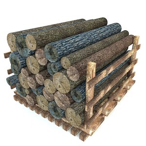 3d Model Wood Log