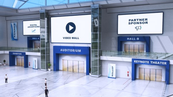 Congress exhibition lobby centre model - TurboSquid 1704952