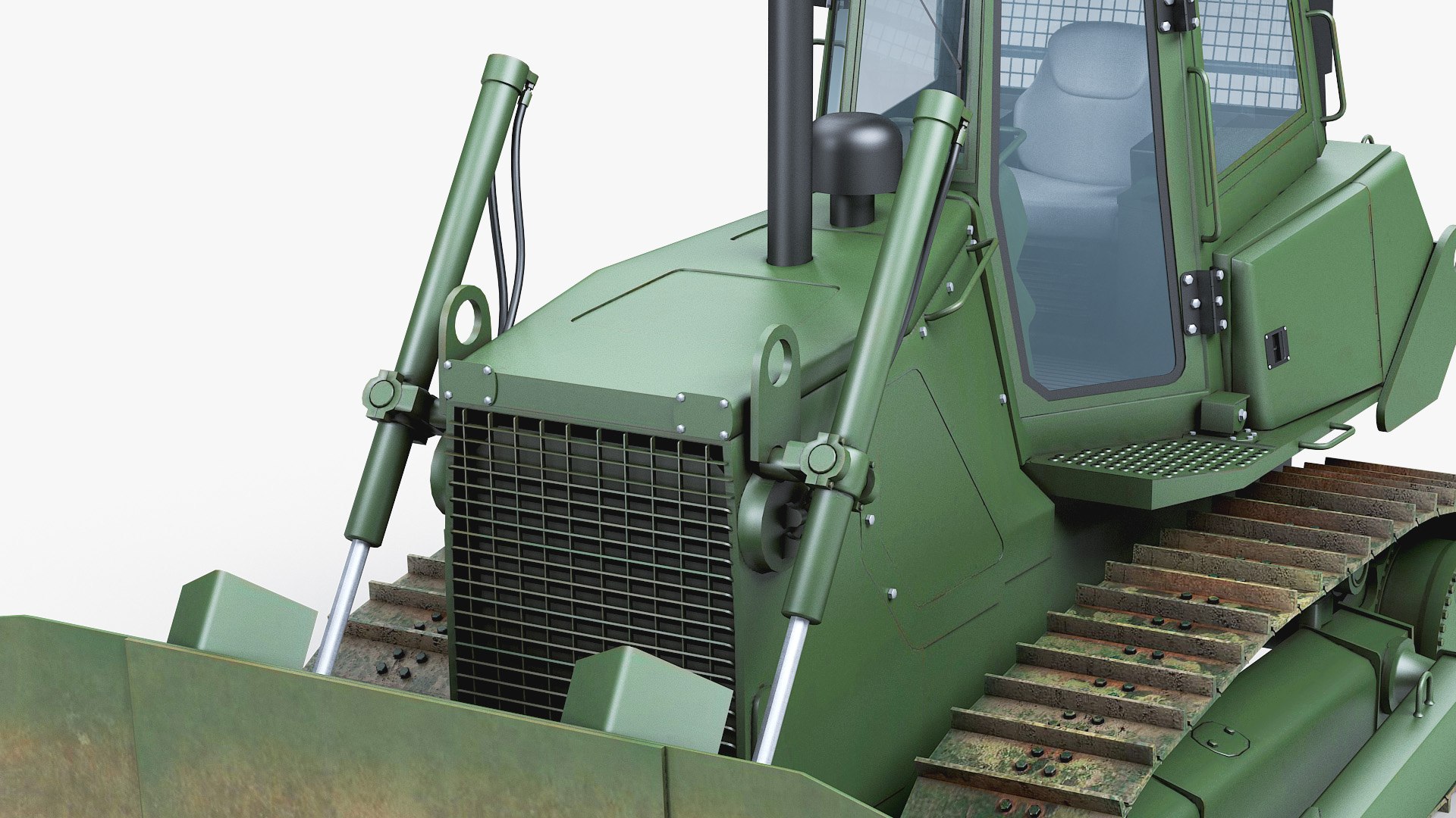 3D Crawler Dozer Model - TurboSquid 1766387