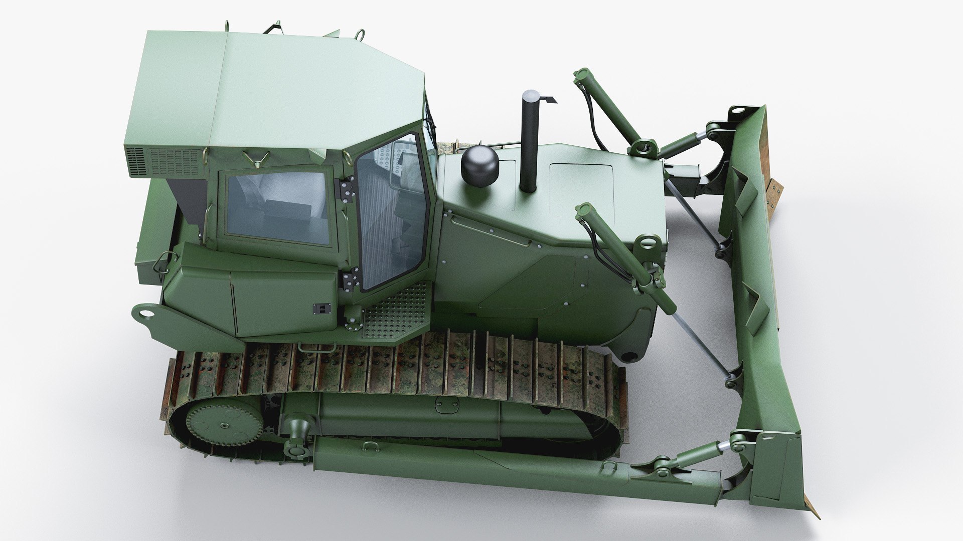 3D Crawler Dozer Model - TurboSquid 1766387