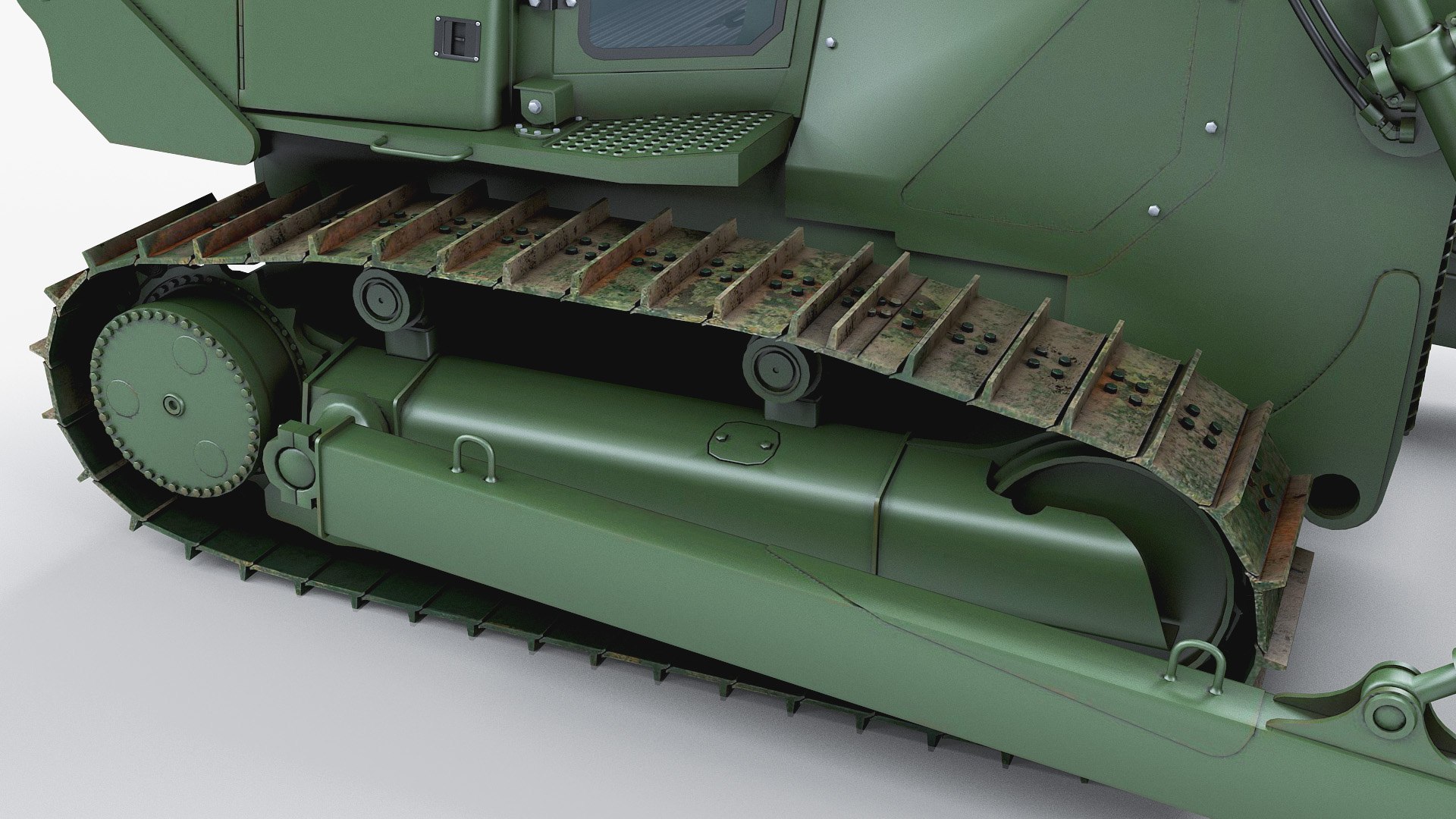 3D Crawler Dozer Model - TurboSquid 1766387