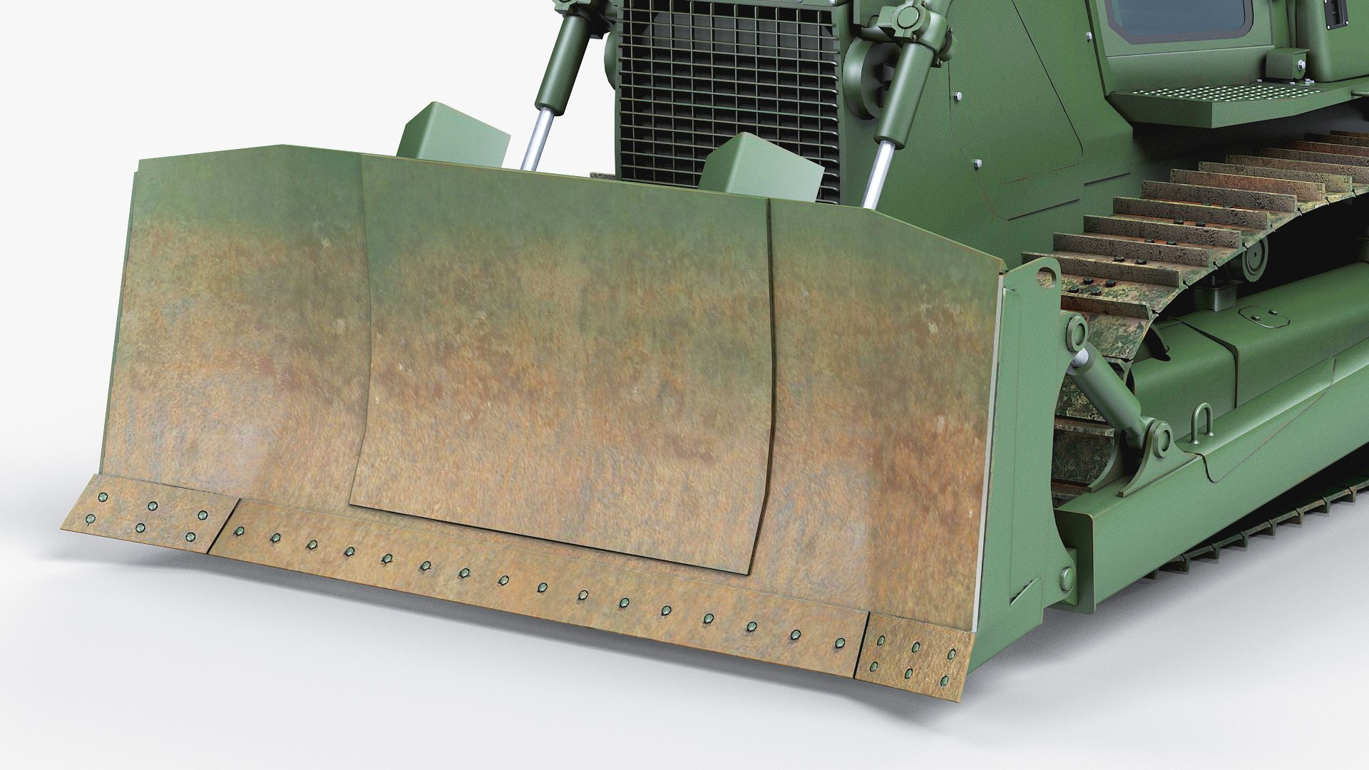 3D Crawler Dozer Model - TurboSquid 1766387