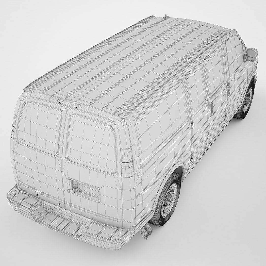 Van Generic 02 Model - TurboSquid 2090286