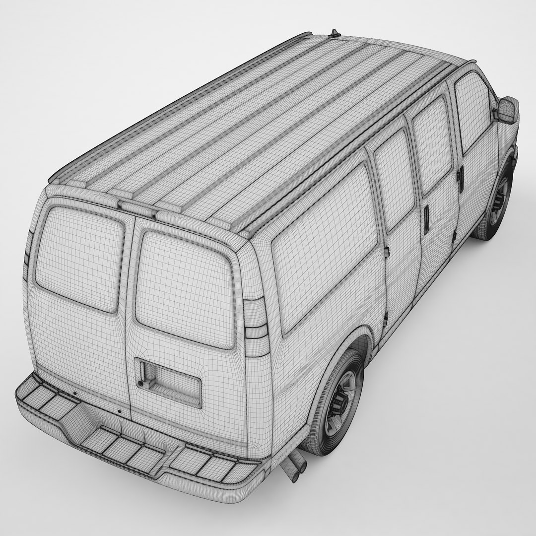 Van Generic 02 Model - TurboSquid 2090286