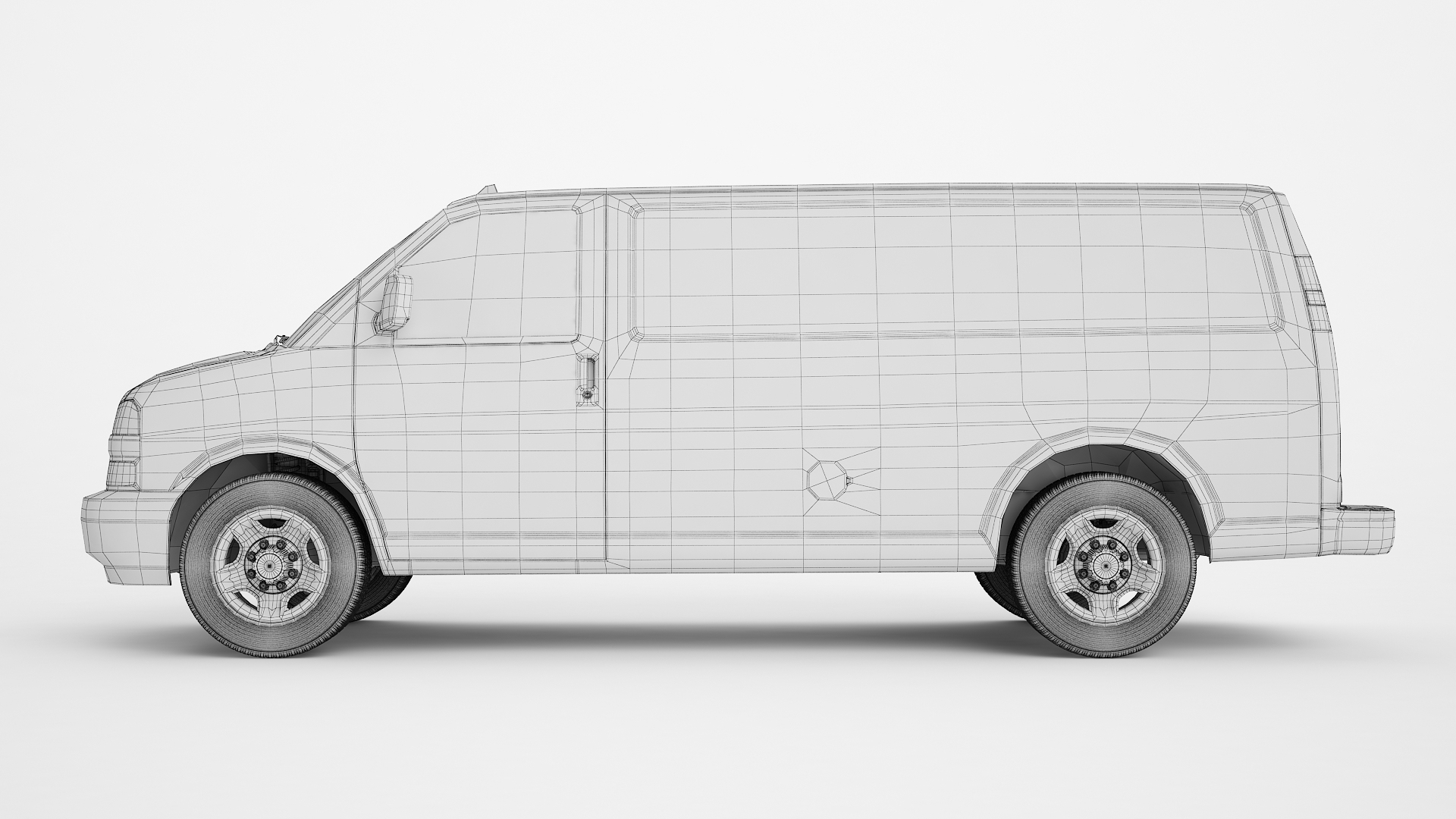 Van Generic 02 Model - TurboSquid 2090286