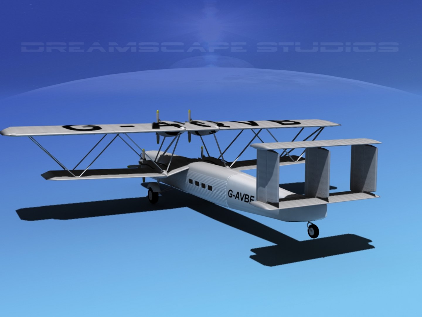 3d Hp-42 Handley Page Hannibal