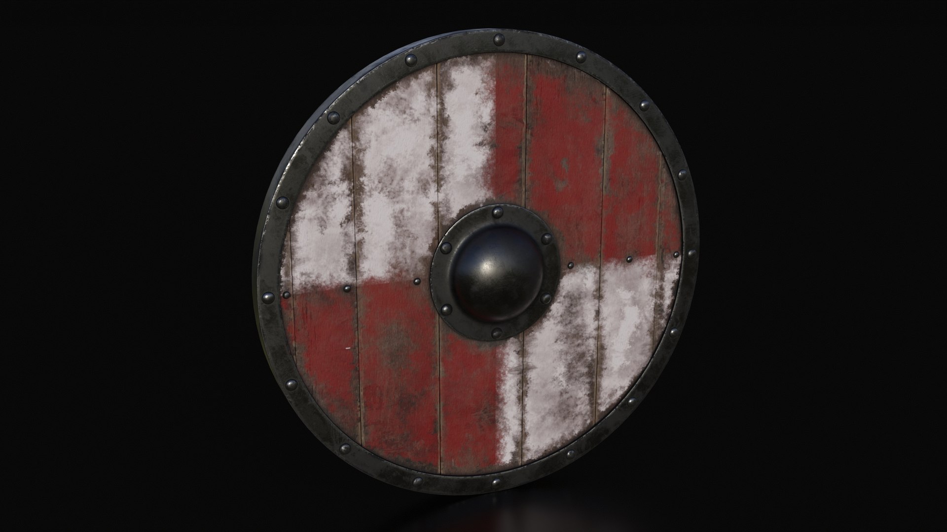 3D Wooden Viking Shields - TurboSquid 2051003