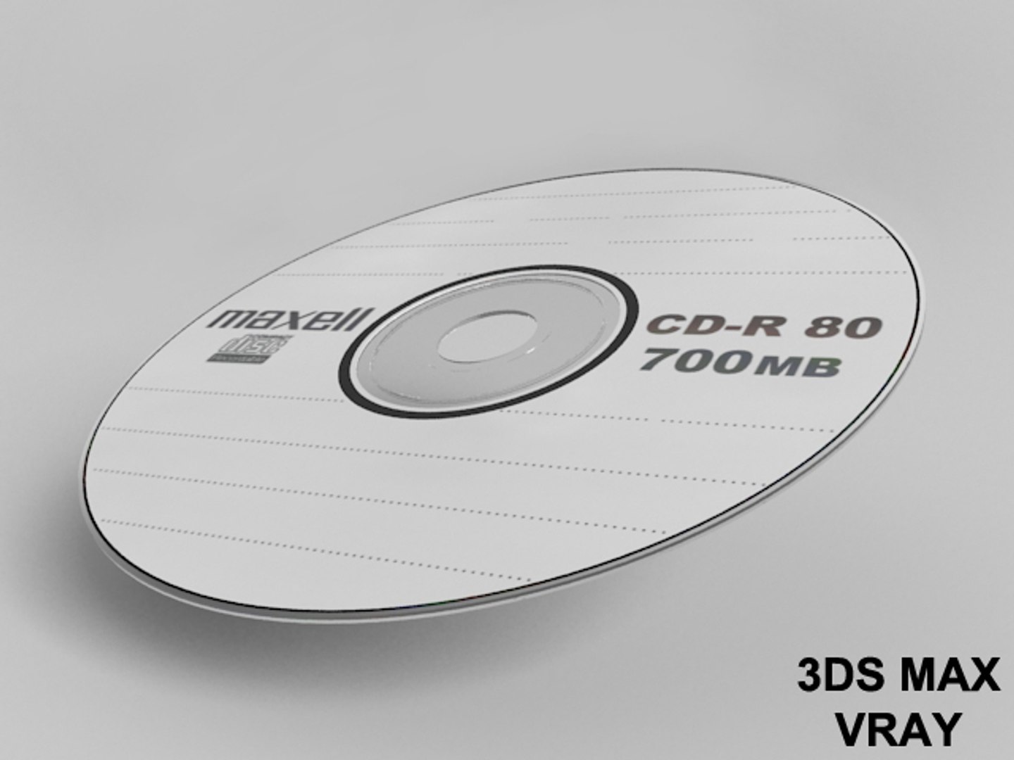 3d Cd Dvd Disc Model