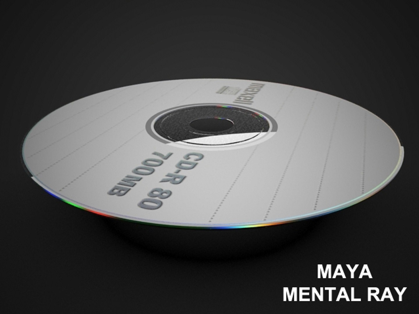 3d Cd Dvd Disc Model