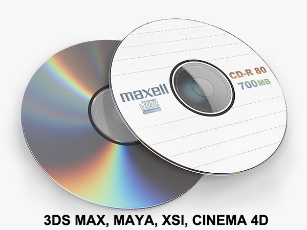cd dvd 3d model