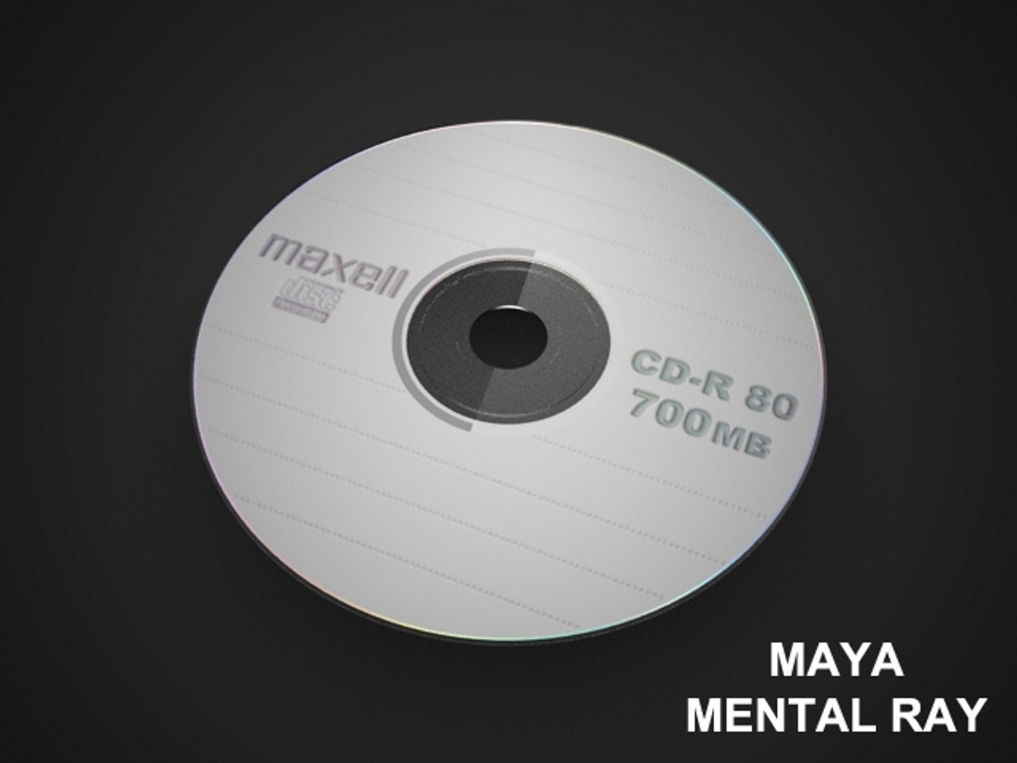 3d Cd Dvd Disc Model