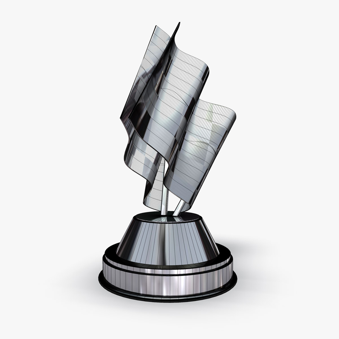 nascar cup trophy 3d model