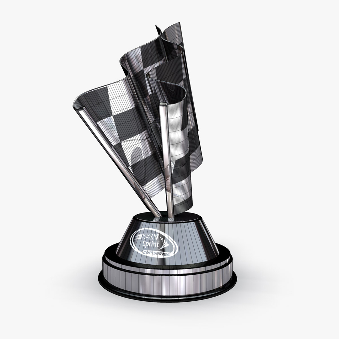 nascar cup trophy 3d model
