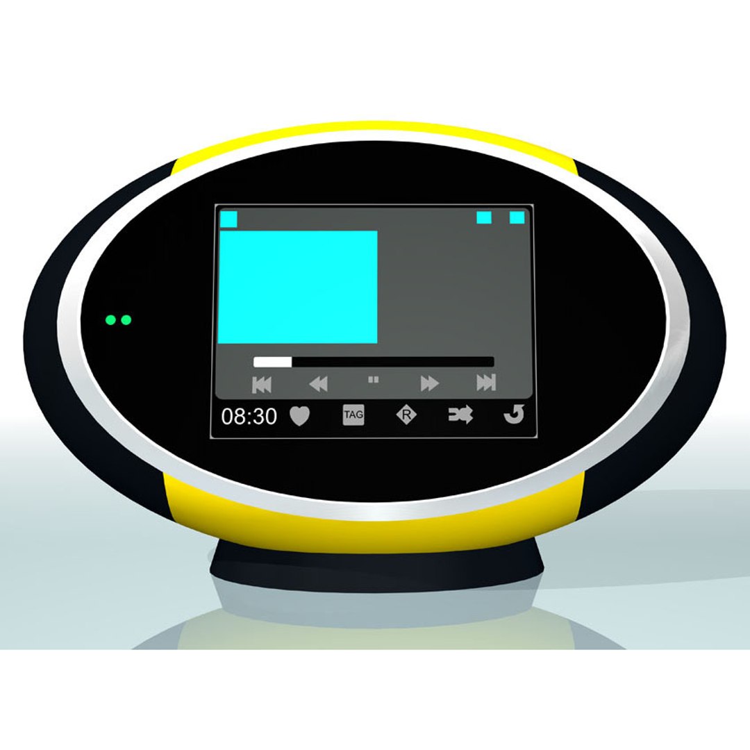 radio pure sensia 3d model