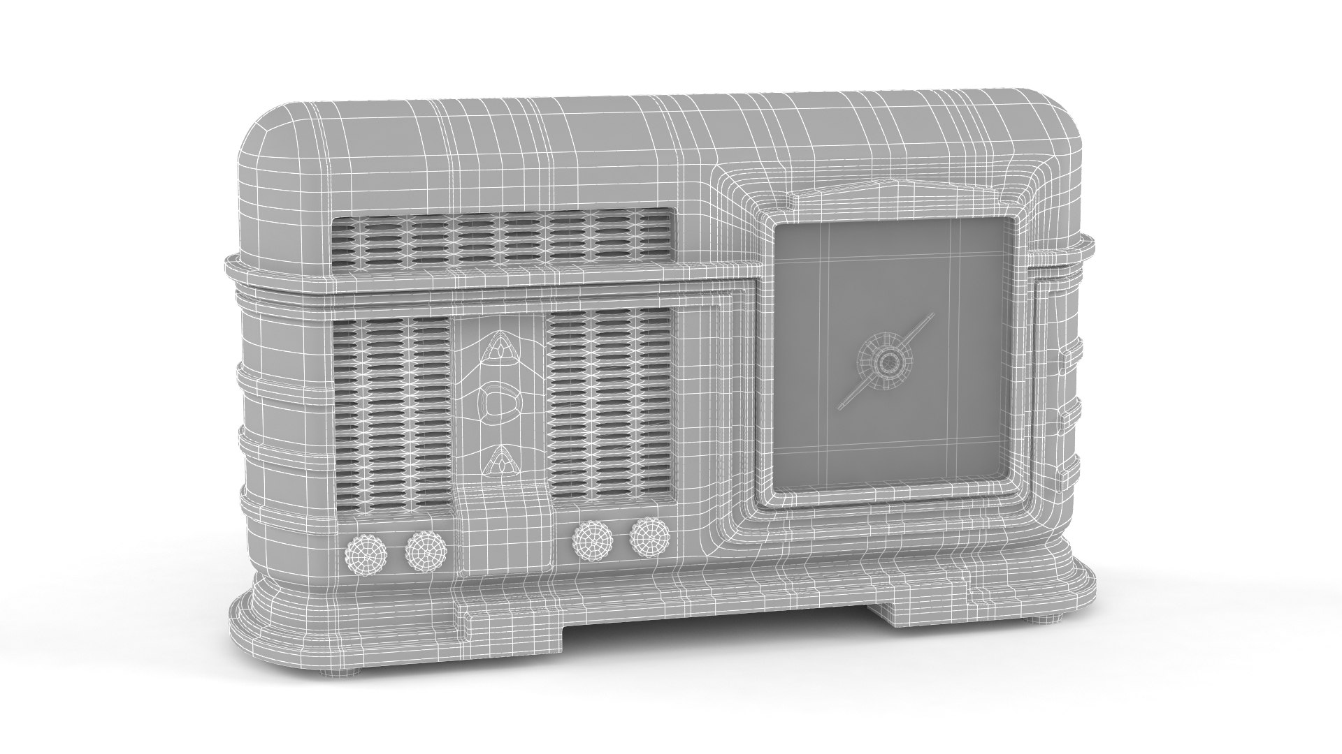 Old Radio Model - TurboSquid 1825728