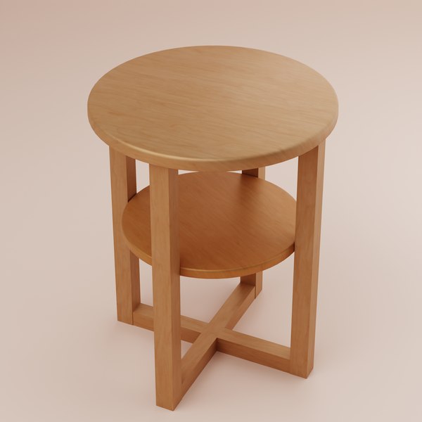 modelo 3d Side Circle Table gratis - TurboSquid 1995676