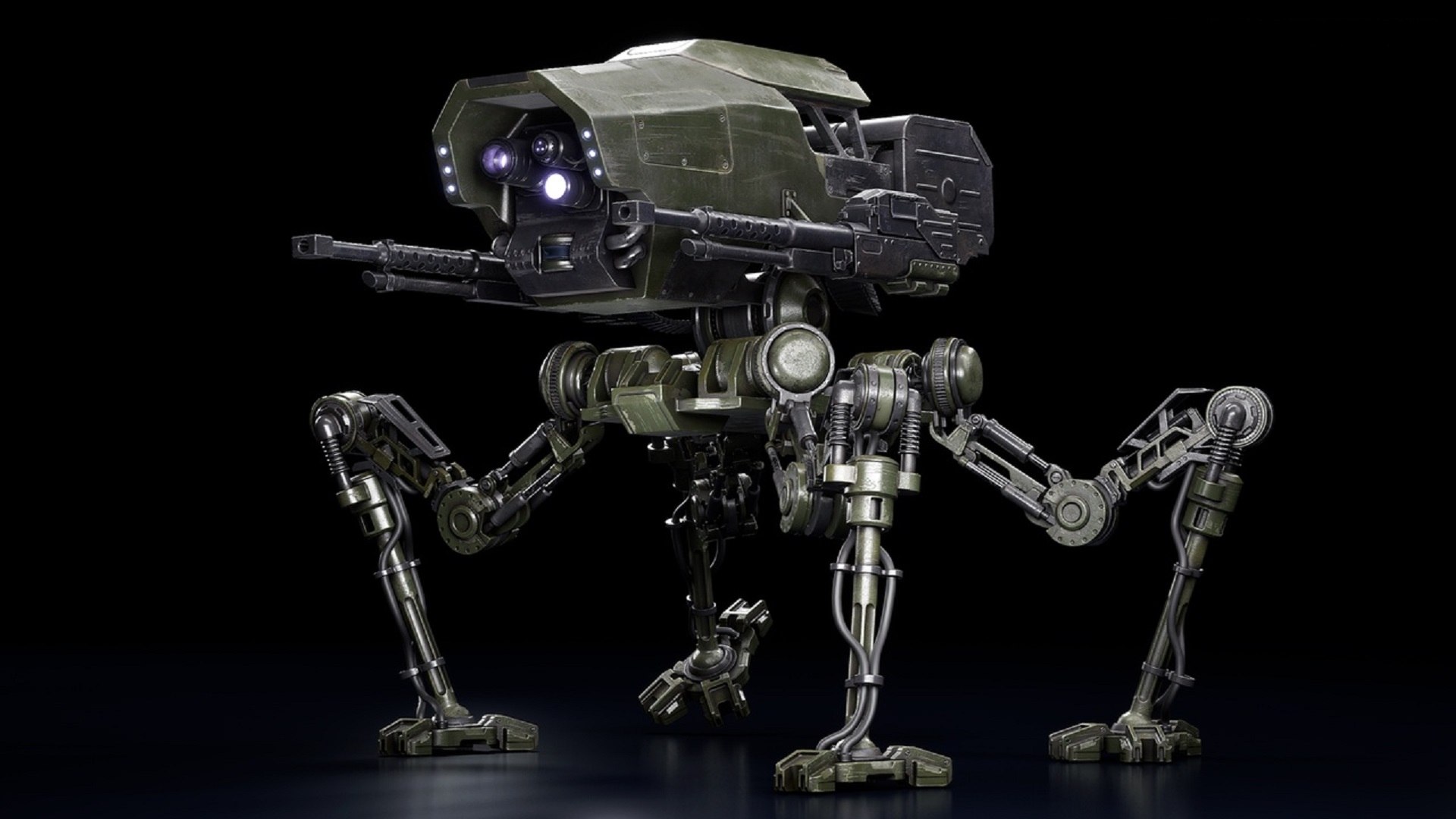 Robot Spider Tank Rigged 3D - TurboSquid 2334789