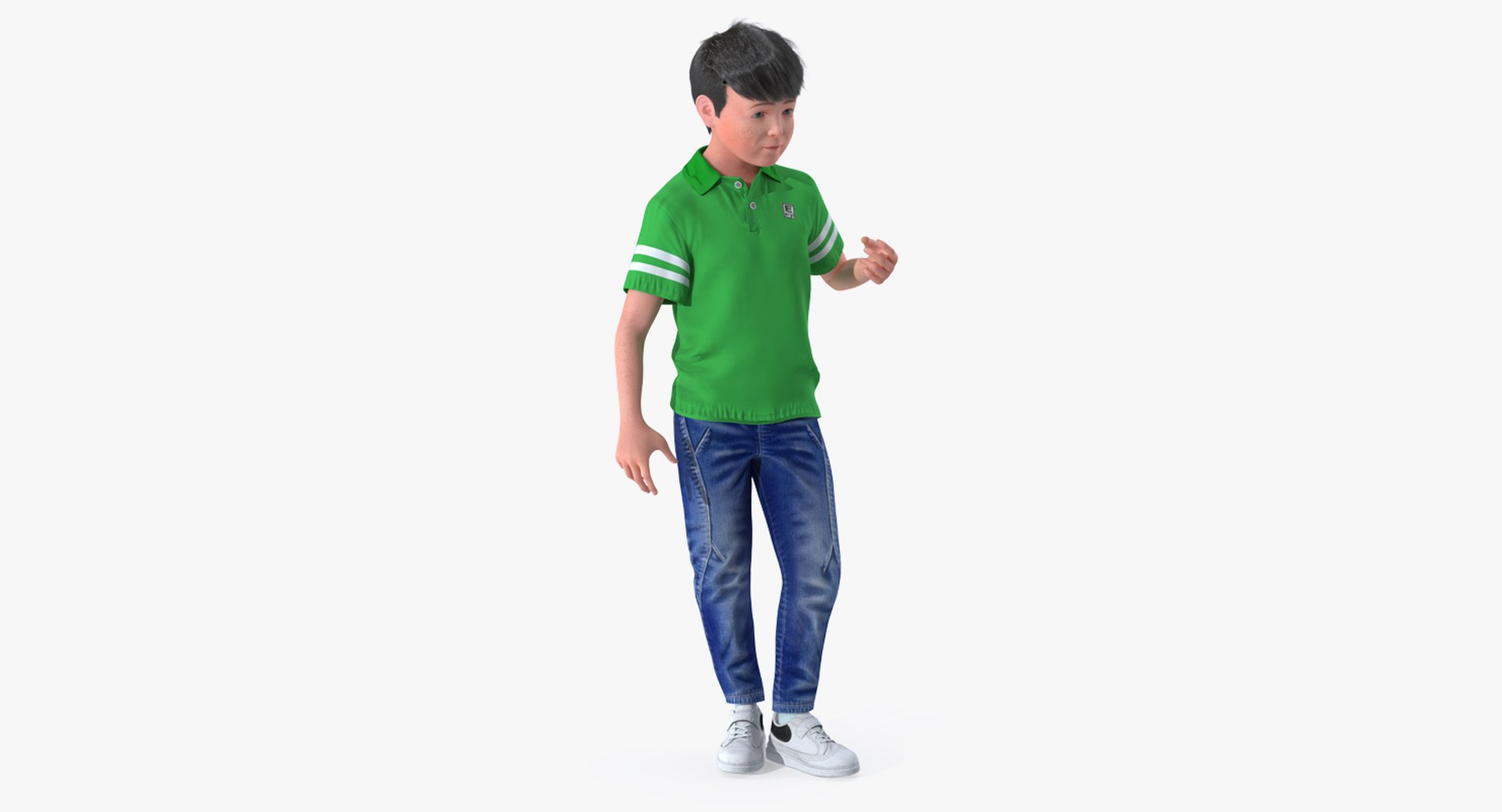 Modern Boy Standing Pose 3D - TurboSquid 1328453