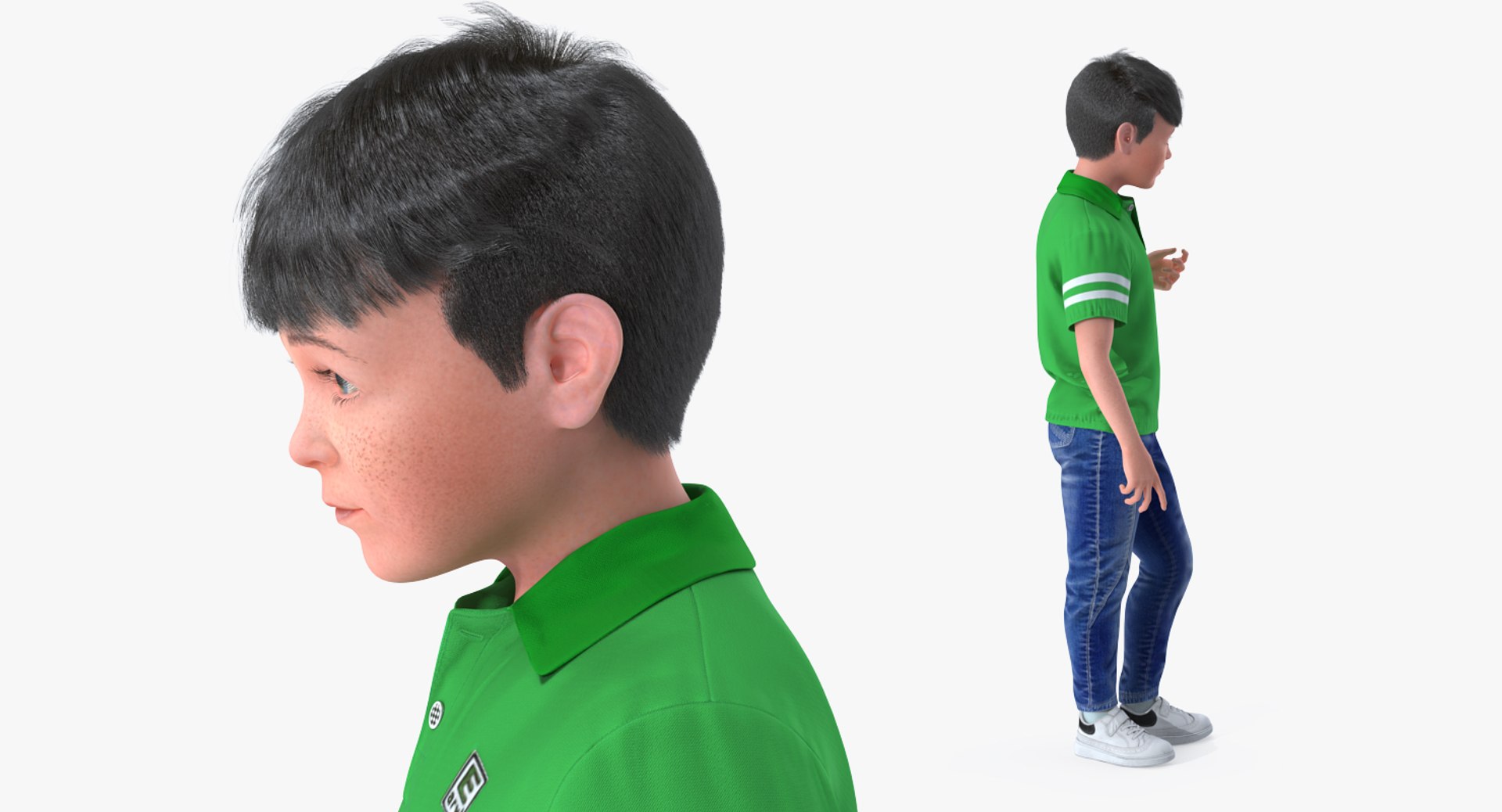 Modern Boy Standing Pose 3D - TurboSquid 1328453
