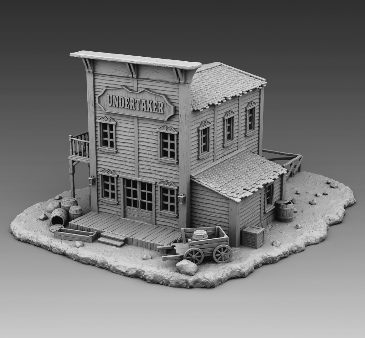 Undertaker Model - TurboSquid 1945932