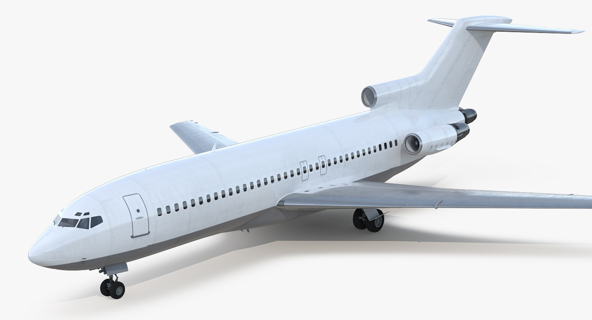 Boeing 727-100 Generic Rigged 3D - TurboSquid 1229306