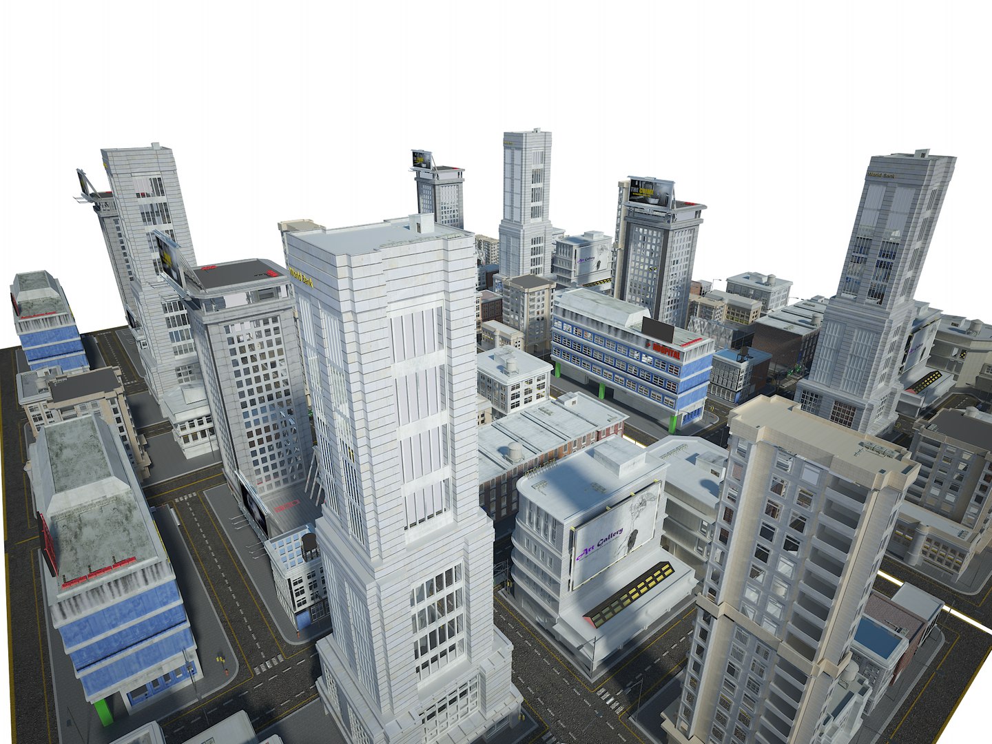 City 3d Model