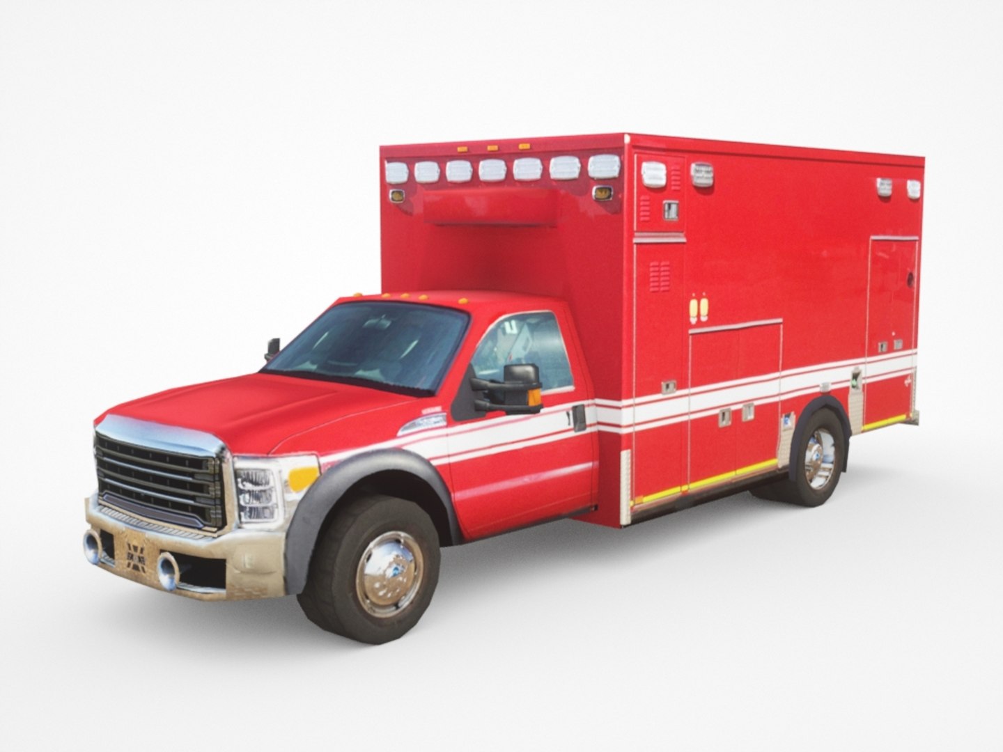 Generic Ambulance V8 3D Model - TurboSquid 1371531