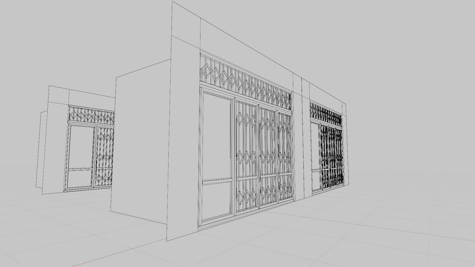 3D Street Shops With 3k Pbr Textures - TurboSquid 1880386