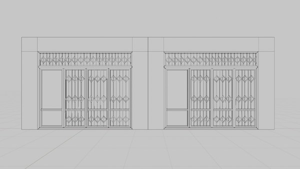 3D street shops with 3k pbr textures - TurboSquid 1880386