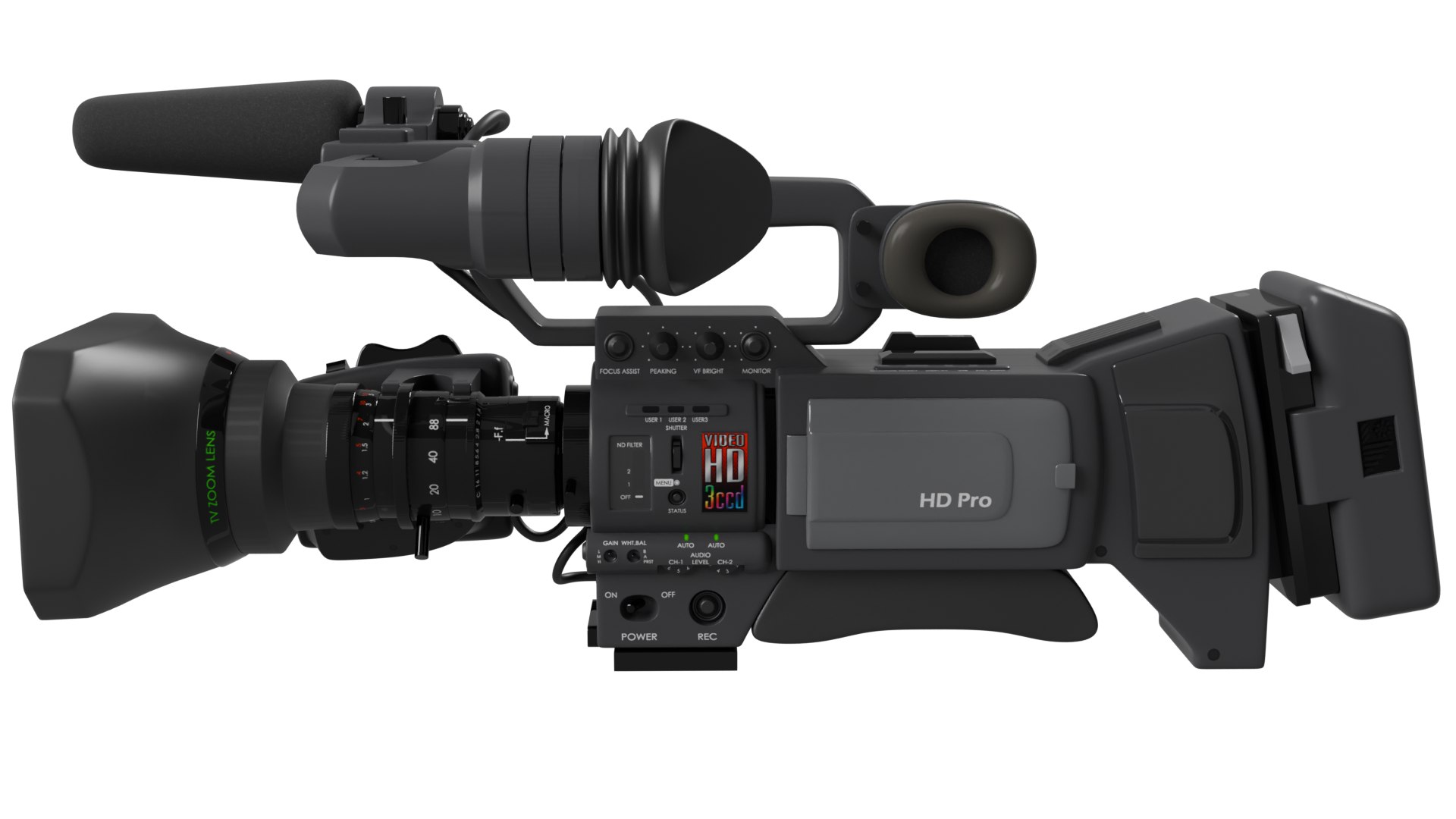 Video Camera Model - TurboSquid 2249804