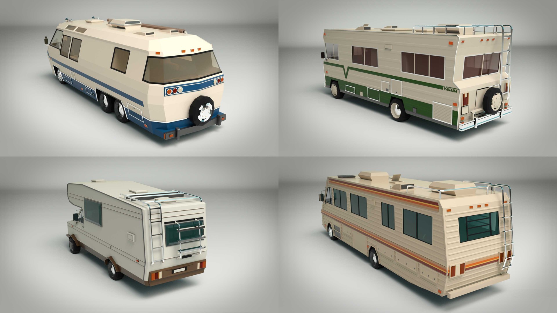 Motorhome Motor 3D Model - TurboSquid 1495145
