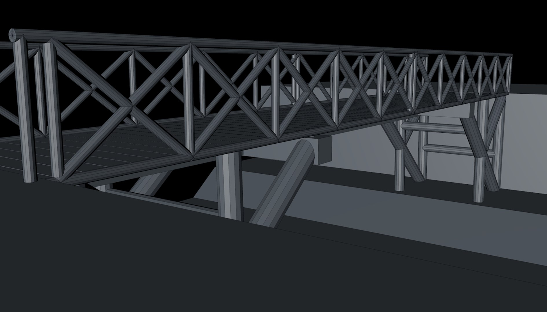 Bridge Infrastructure Structure 3D Model - TurboSquid 1491930