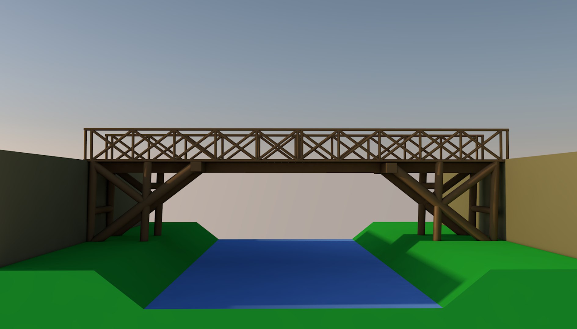 Bridge Infrastructure Structure 3D Model - TurboSquid 1491930