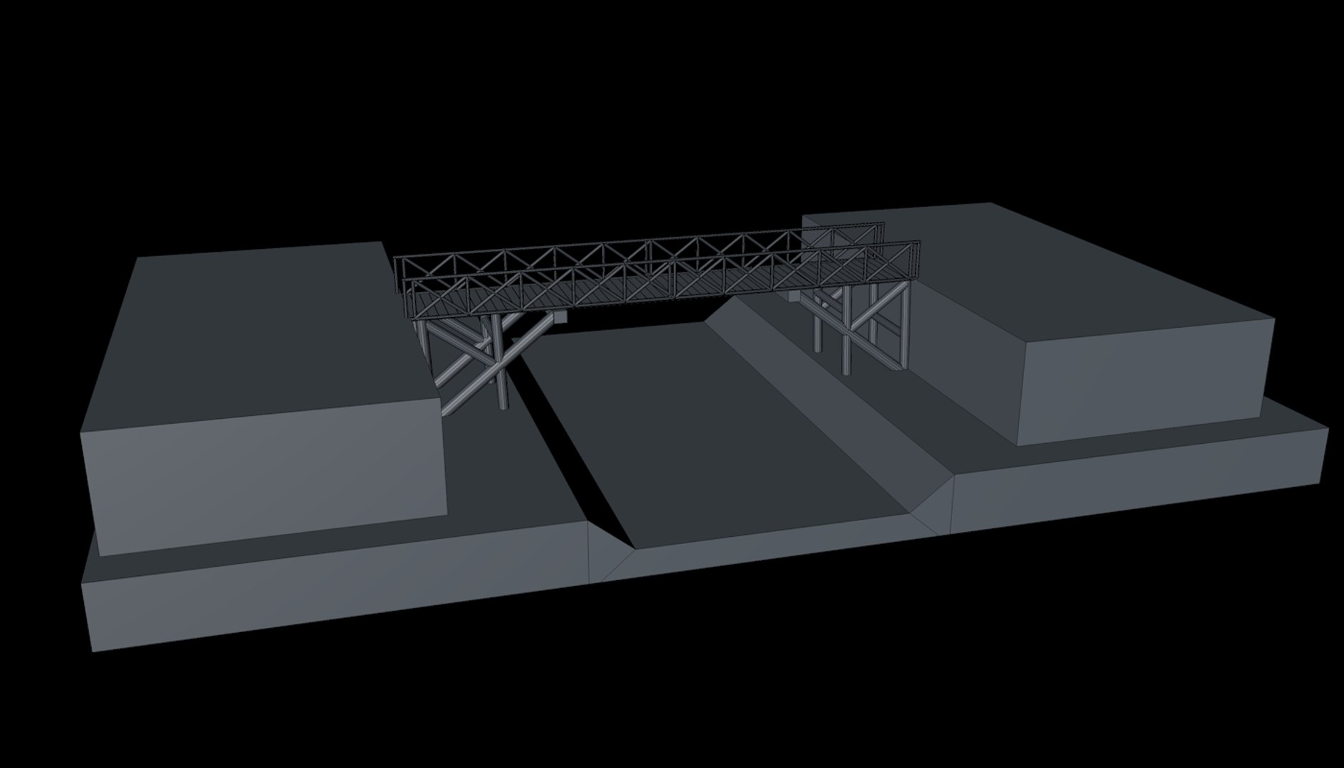 Bridge Infrastructure Structure 3D Model - TurboSquid 1491930