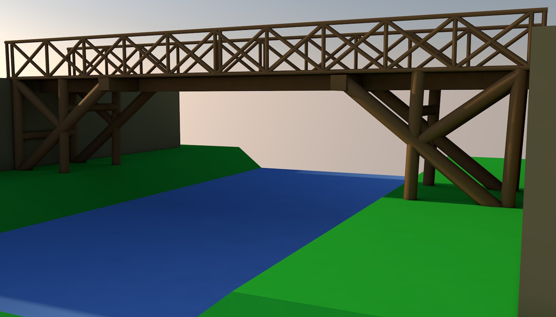 Bridge Infrastructure Structure 3D Model - TurboSquid 1491930