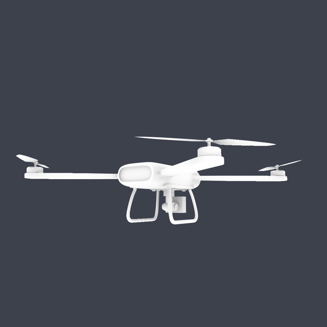 Flat Drone 3d Max