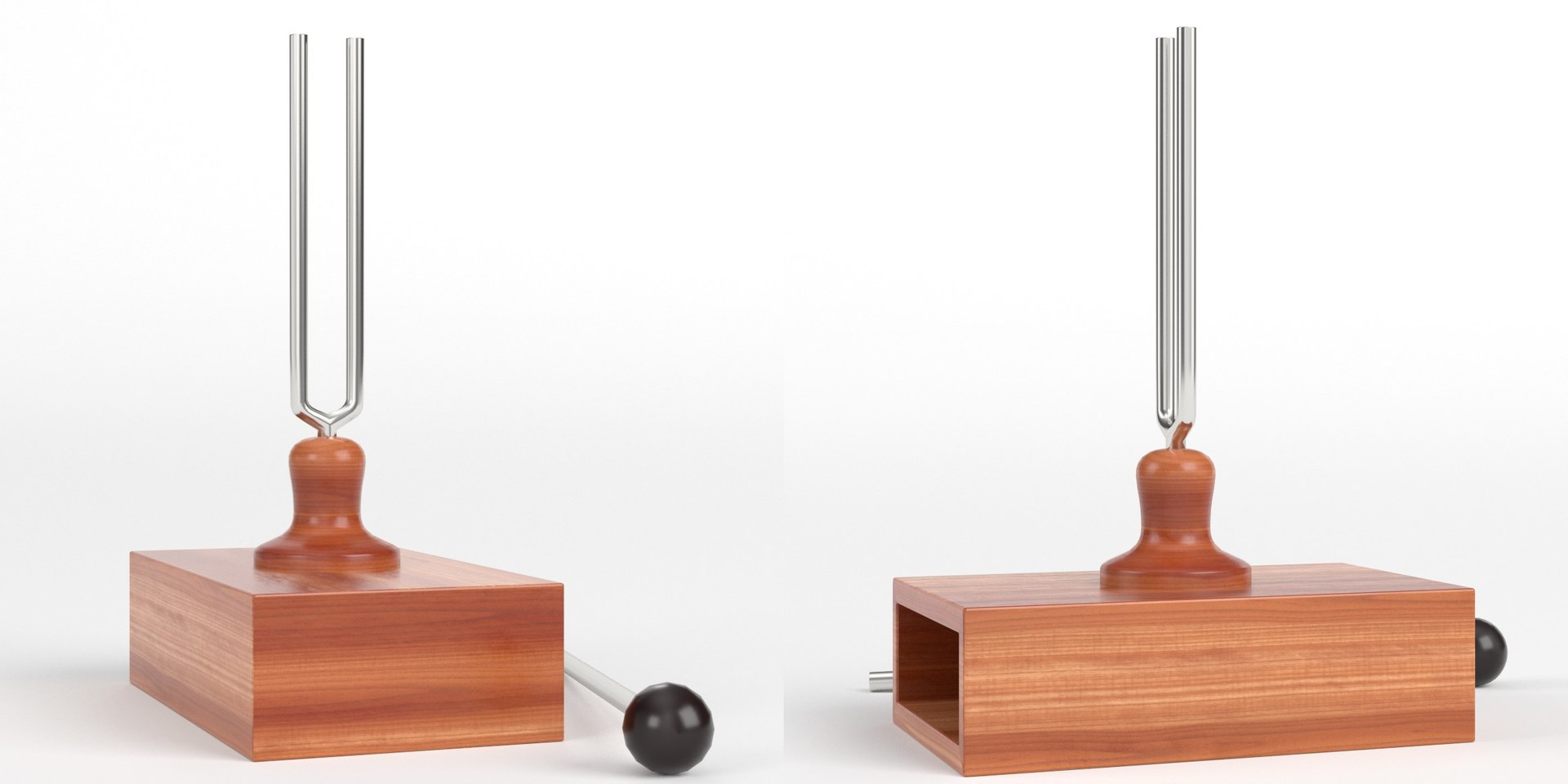 Tuning Fork Resonator Box 3d Model Turbosquid 1171564