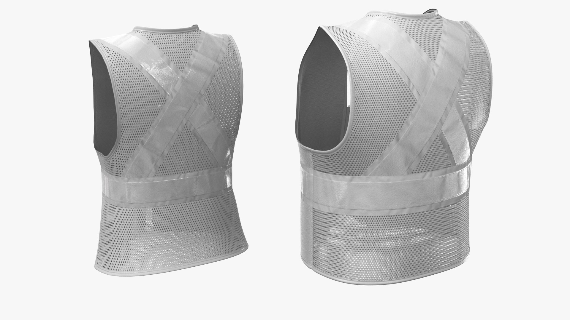 3D Safety Vest - Mining Cross Pink - Male And Female - TurboSquid 2356817