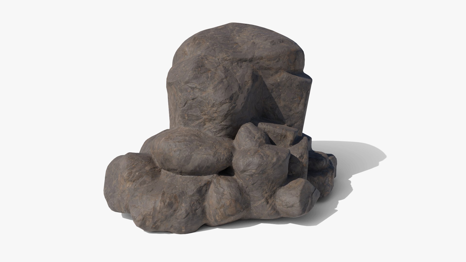3D Large Boulder 3 - TurboSquid 2246866