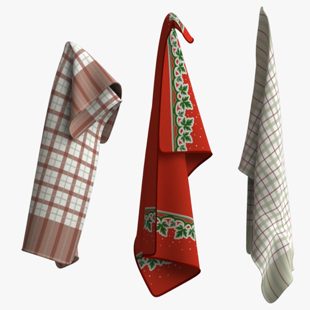 kitchen towels 3ds