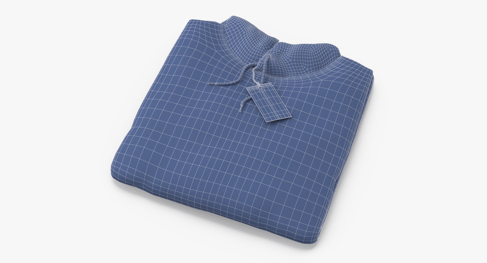 3D Male Standard Hoodie Folded Model - TurboSquid 1202644