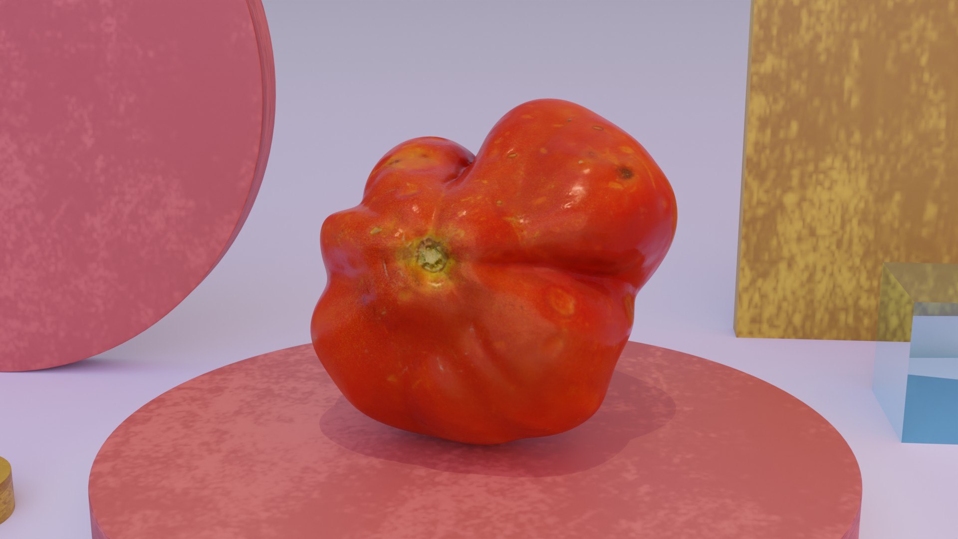 3D Tomato 04 Low-poly 3D Model Model - TurboSquid 1977626