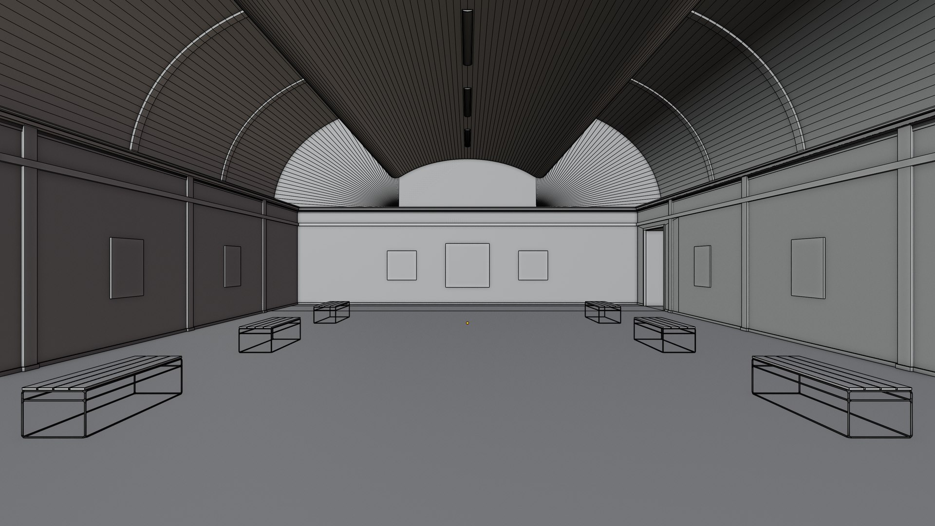 Art Museum Gallery Interior 20 3D - TurboSquid 1847801