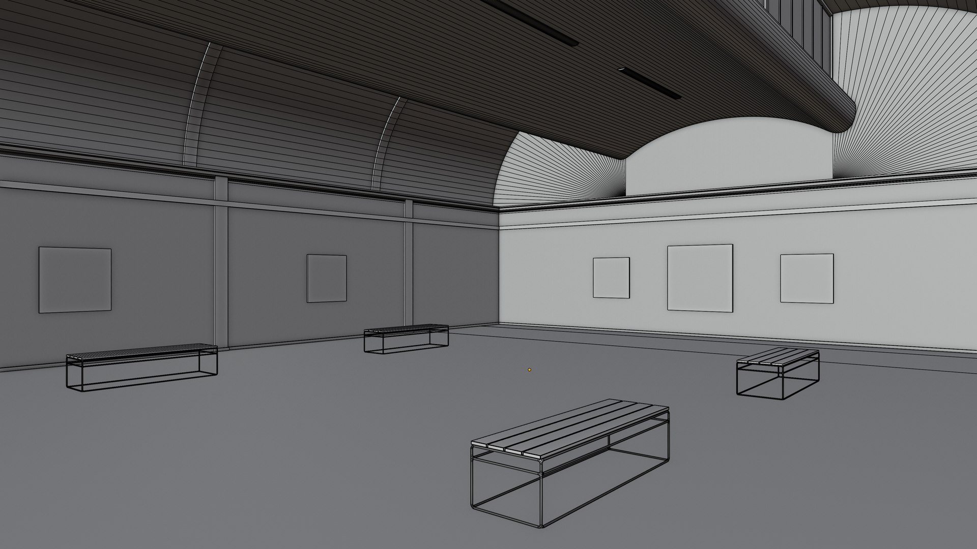 Art Museum Gallery Interior 20 3D - TurboSquid 1847801
